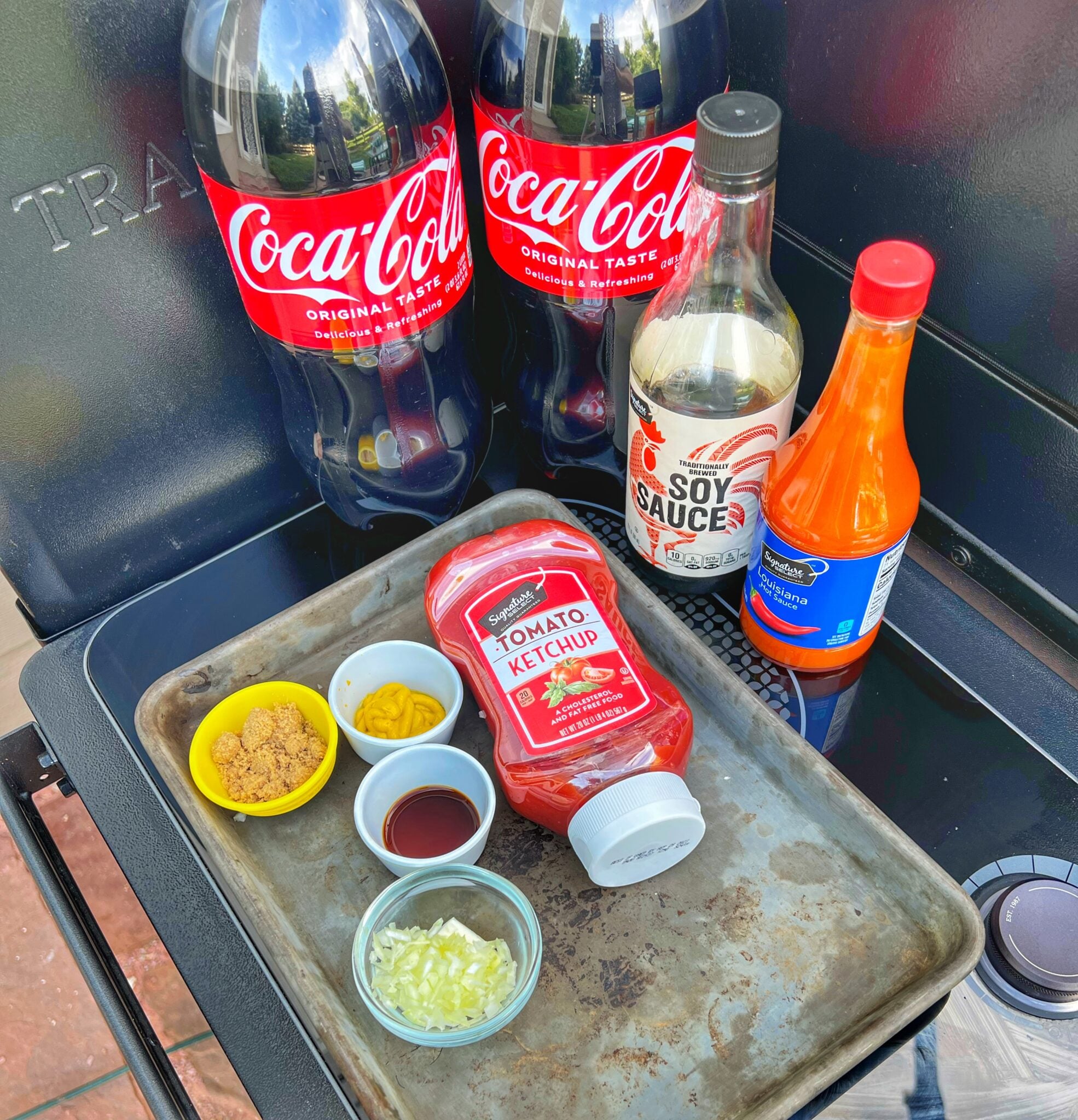 Tailgating Coca-Cola BBQ Burgers - This Jew Can Que