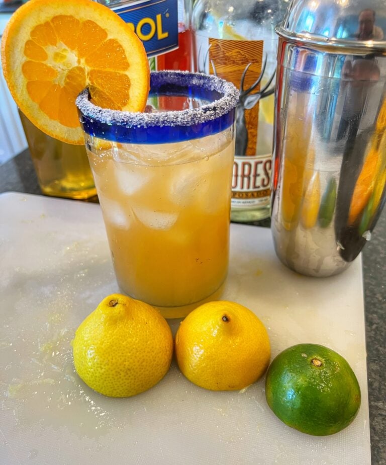 Smoked Honey-Orange Margarita on the Traeger - This Jew Can Que